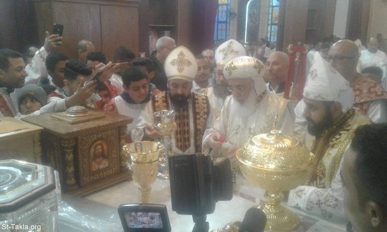 Image: Consecration of St. Mary Coptic Orthodox Church, El Gazayer ...