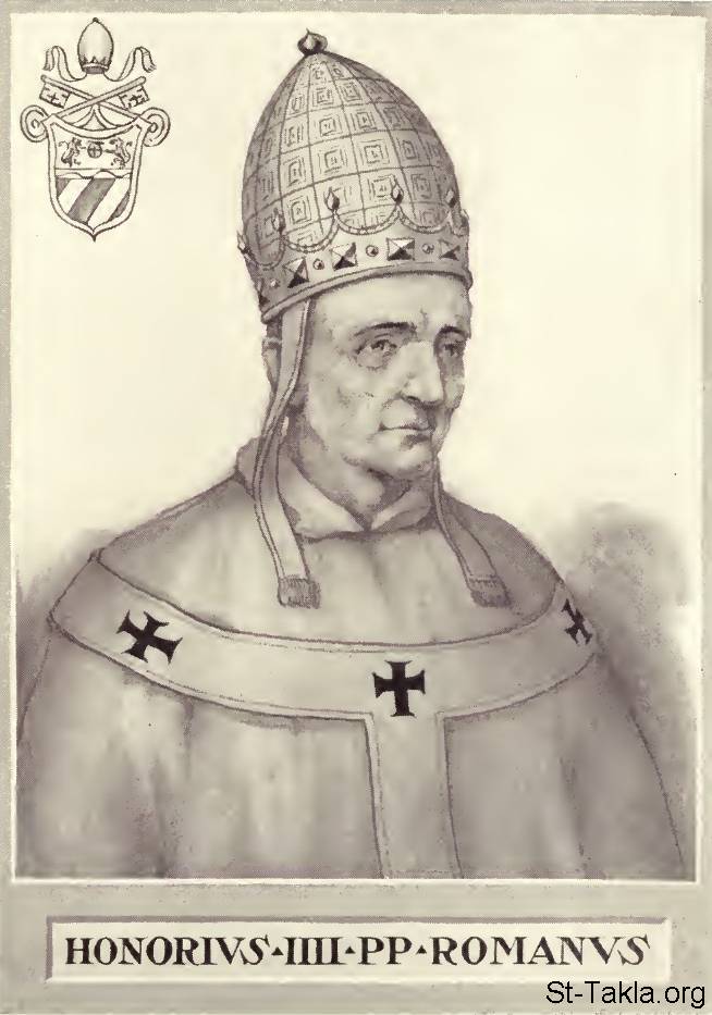 البابا هونيروس الرابع بابا روما، بابا الكاثوليك | St-Takla.org