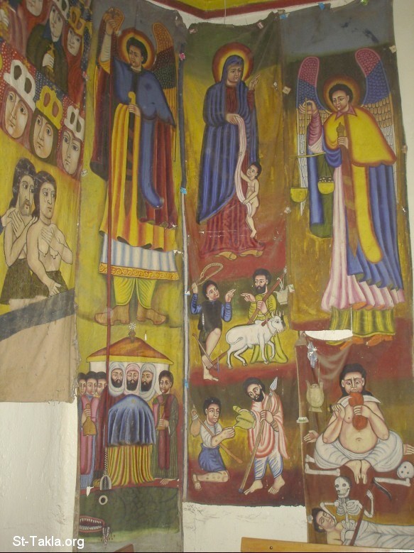 42- Icons of one of the Churches of the Monastery of Debre Libanos ...